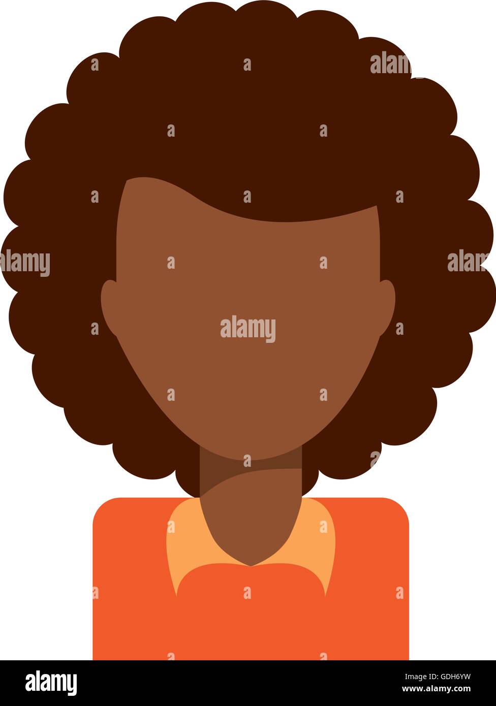 Abstract faceless woman icon image hi-res stock photography and images ...
