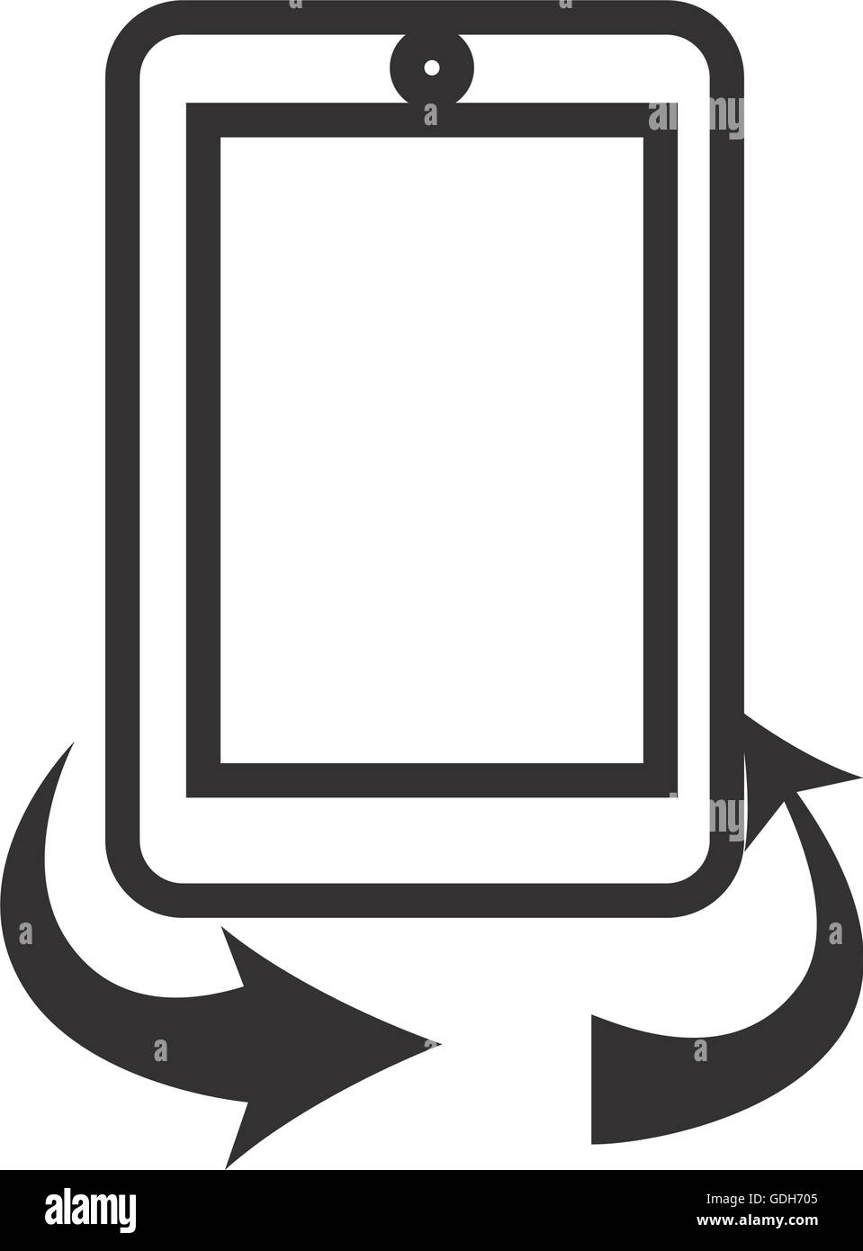 smartphone digital icon Stock Vector Image & Art - Alamy