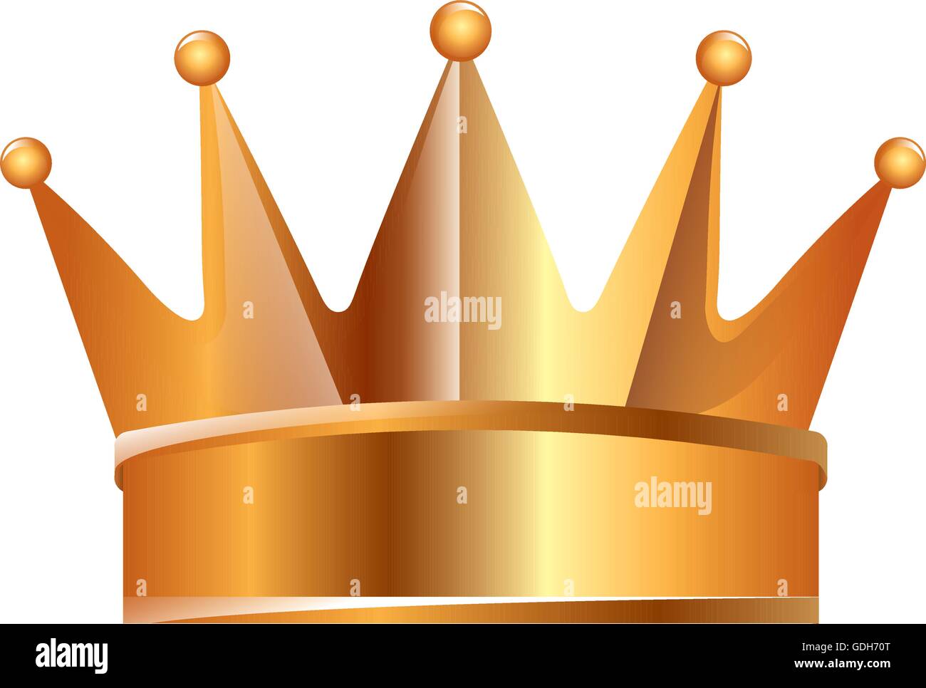 gold crown vector Stock Vector Image & Art - Alamy