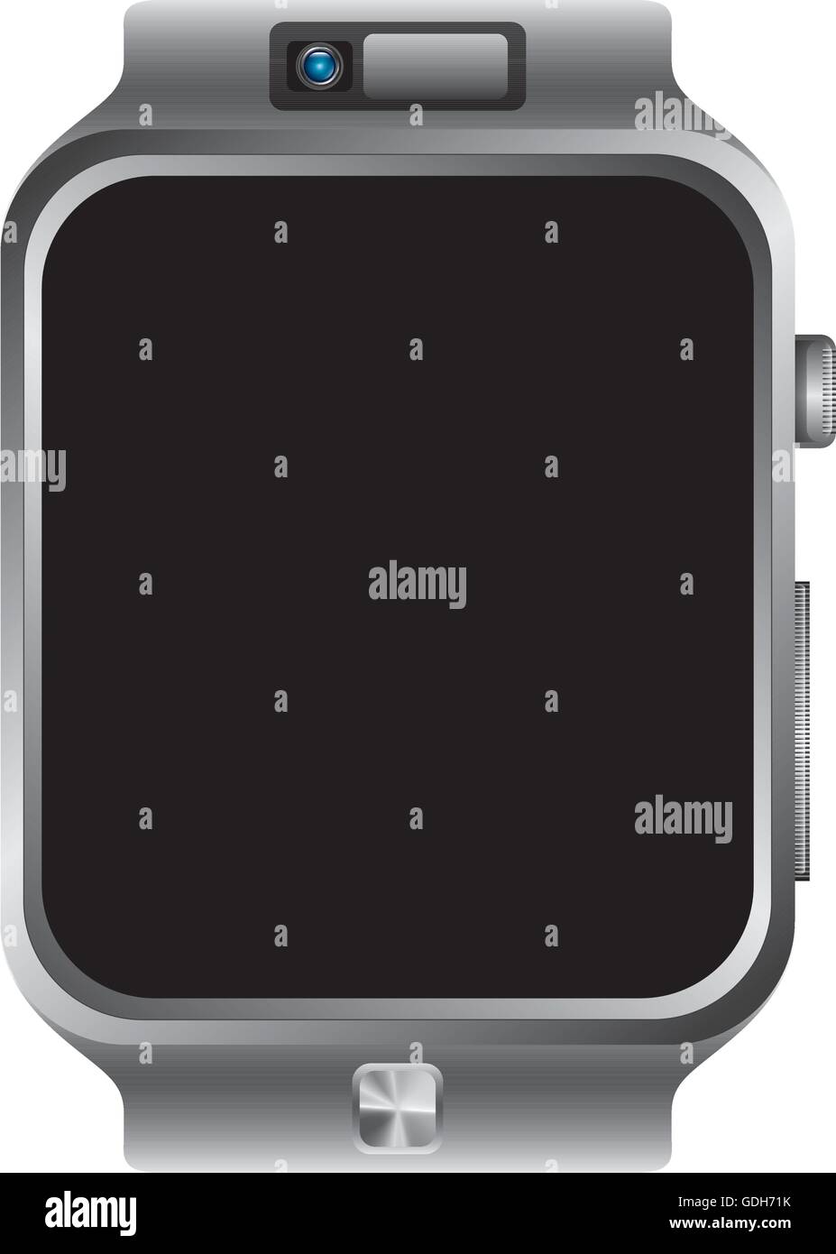 digital wristwatch vector Stock Vector Image & Art - Alamy