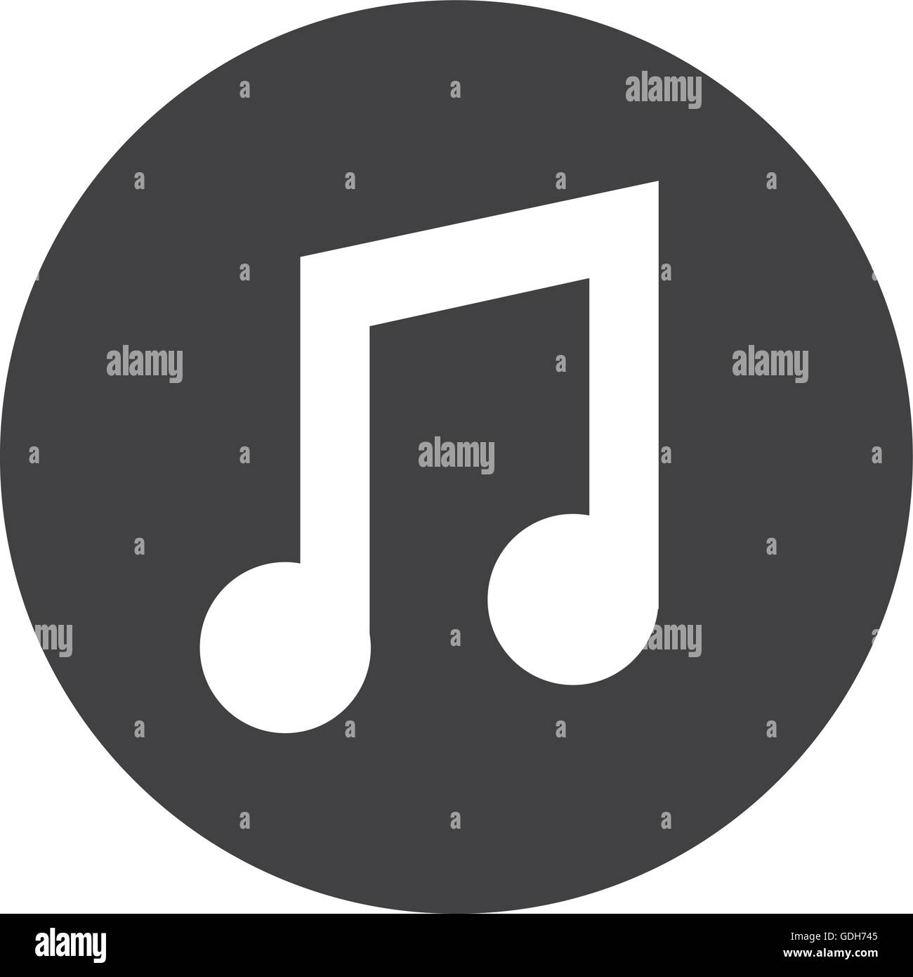 sound music symbol Stock Vector Image & Art - Alamy