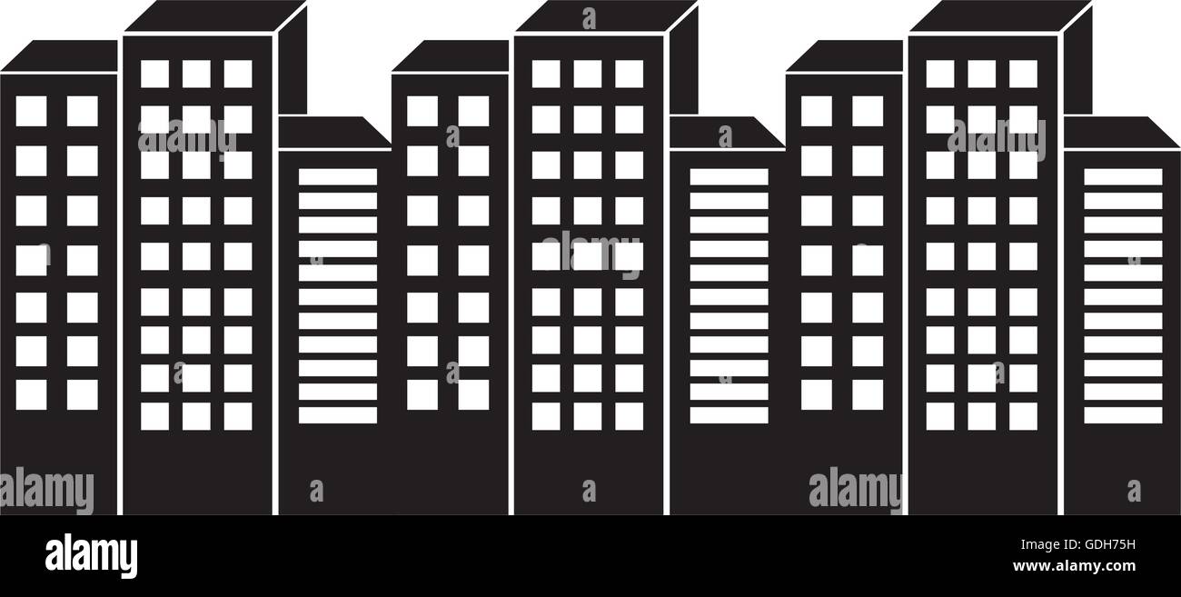 New town aerial view Stock Vector Images - Alamy