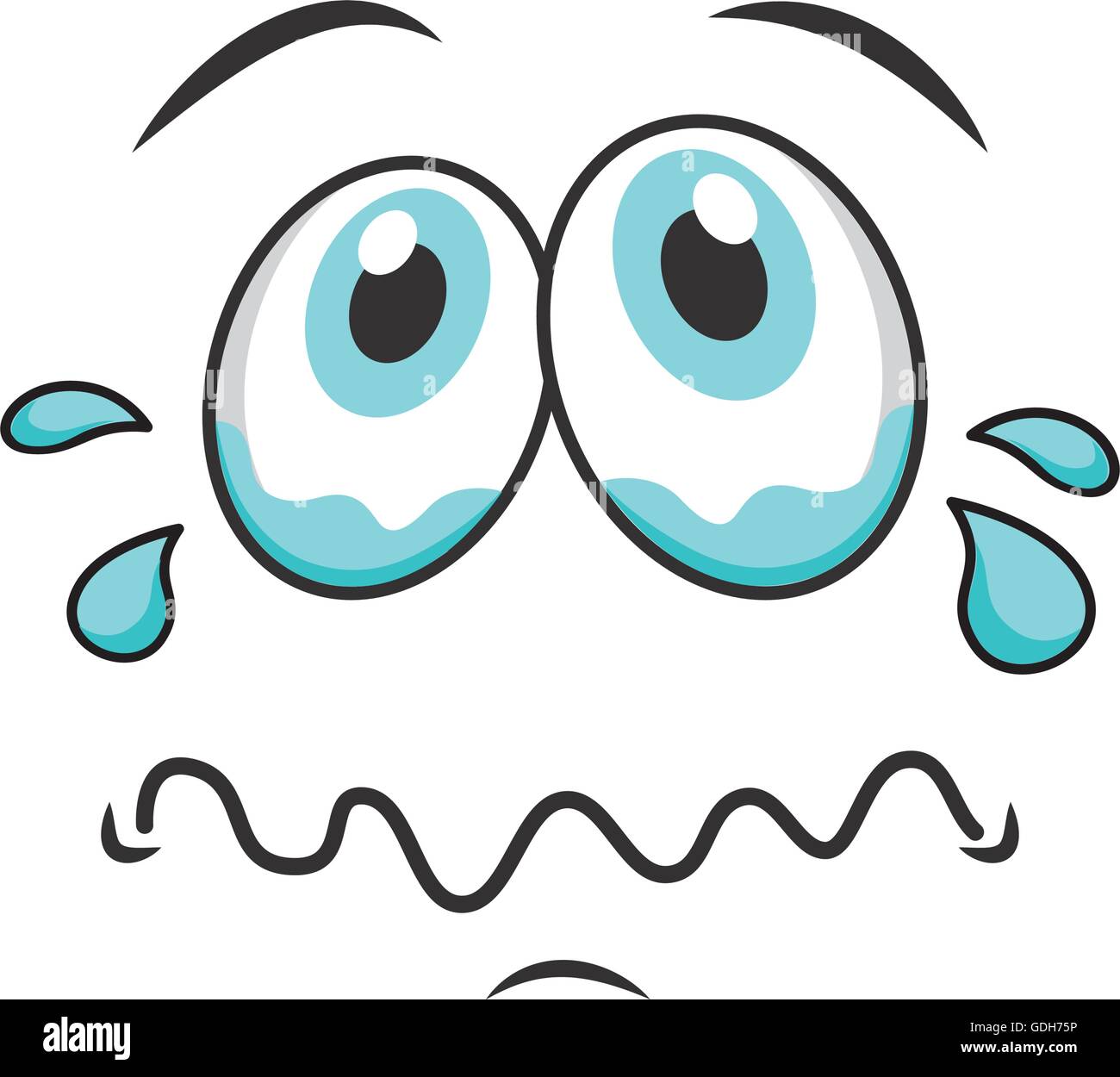 sad cartoon icon Stock Vector Image & Art - Alamy