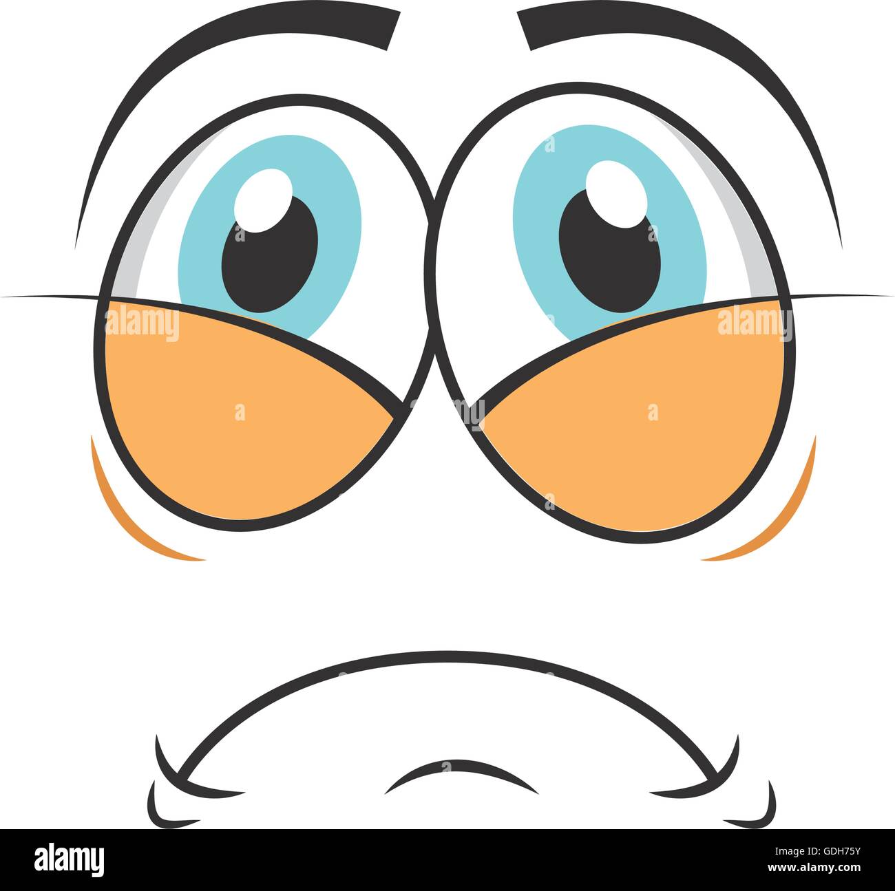 tired cartoon icon Stock Vector Image & Art - Alamy