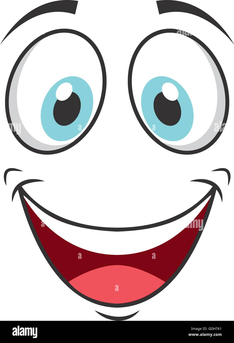 happy cartoon icon Stock Vector Image & Art - Alamy