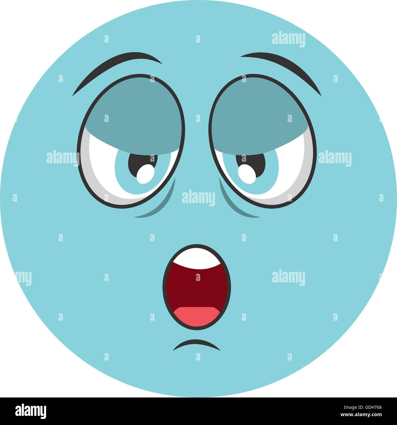 tired cartoon icon Stock Vector Image & Art - Alamy