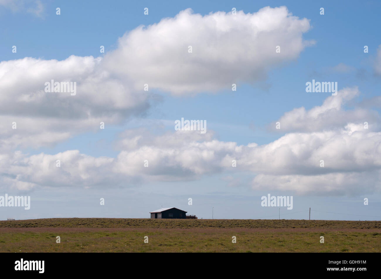 Iceland: a farmhouse in the Icelandic countryside Stock Photo - Alamy