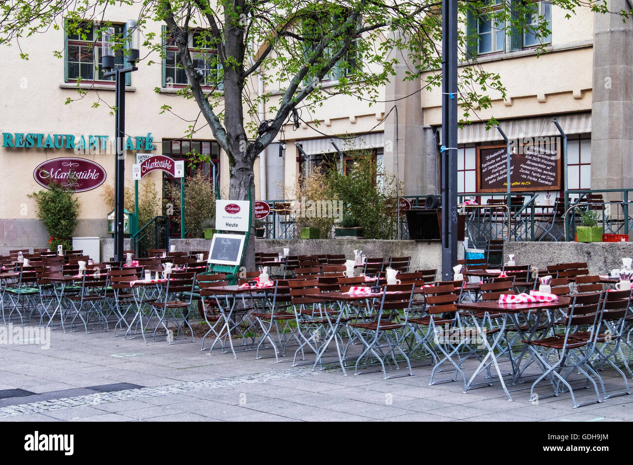 Stuttgart marketstüble restaurant, cafe and beer garden with outdoor ...