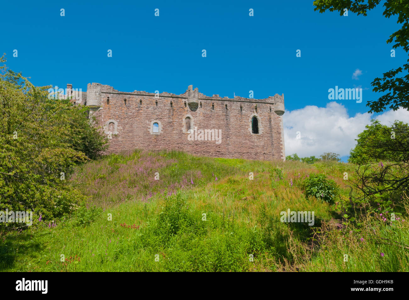 14th century Doune castle Doune Stirling District Scotland Stock Photo ...