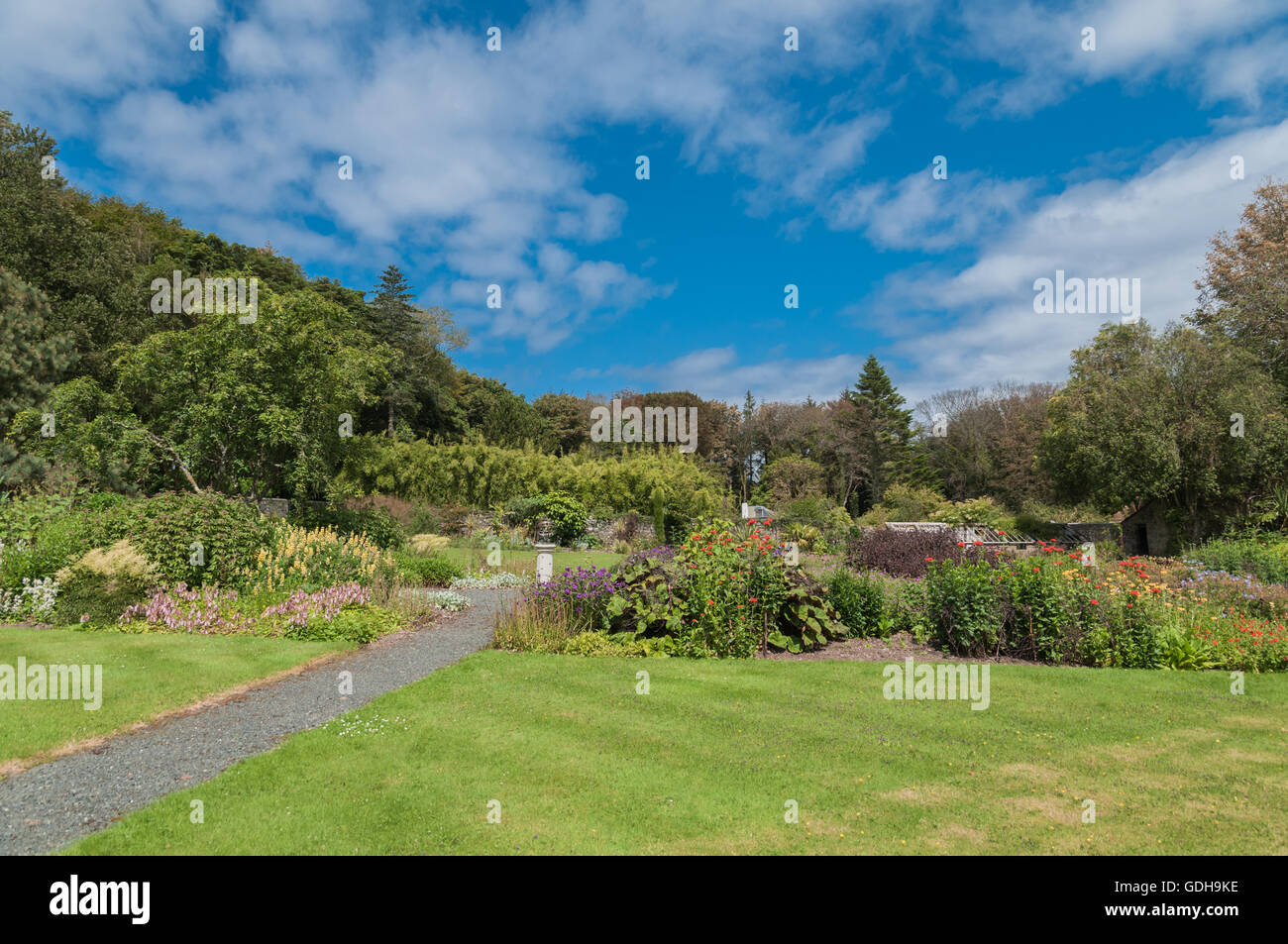 Achamore Gardens Isle of Gigha Argyll & Bute Scotland Stock Photo - Alamy