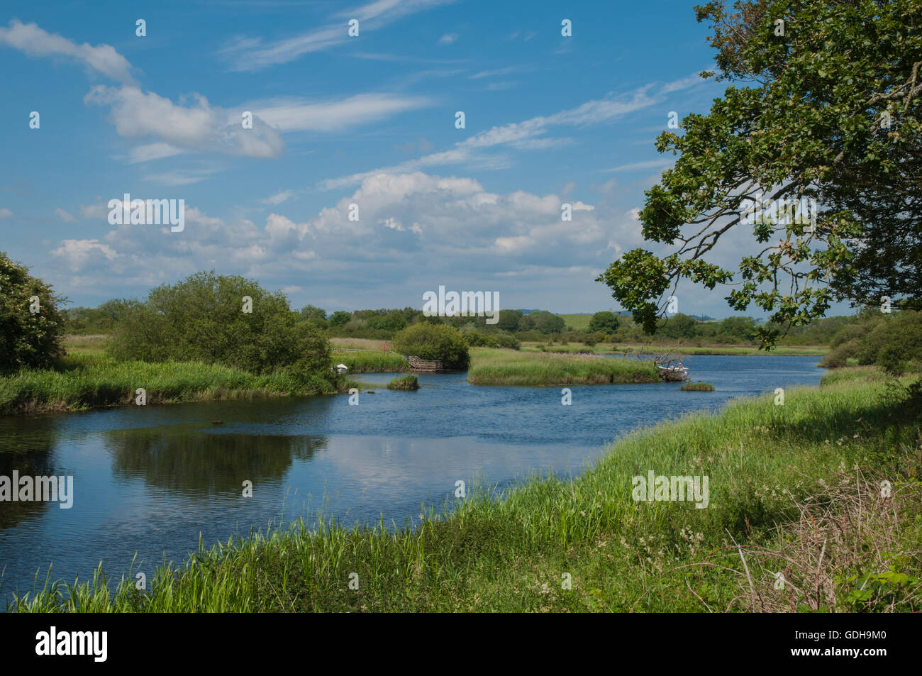 River Dee Threave nr Castle Douglas Dumfries & Galloway Scotland Stock ...
