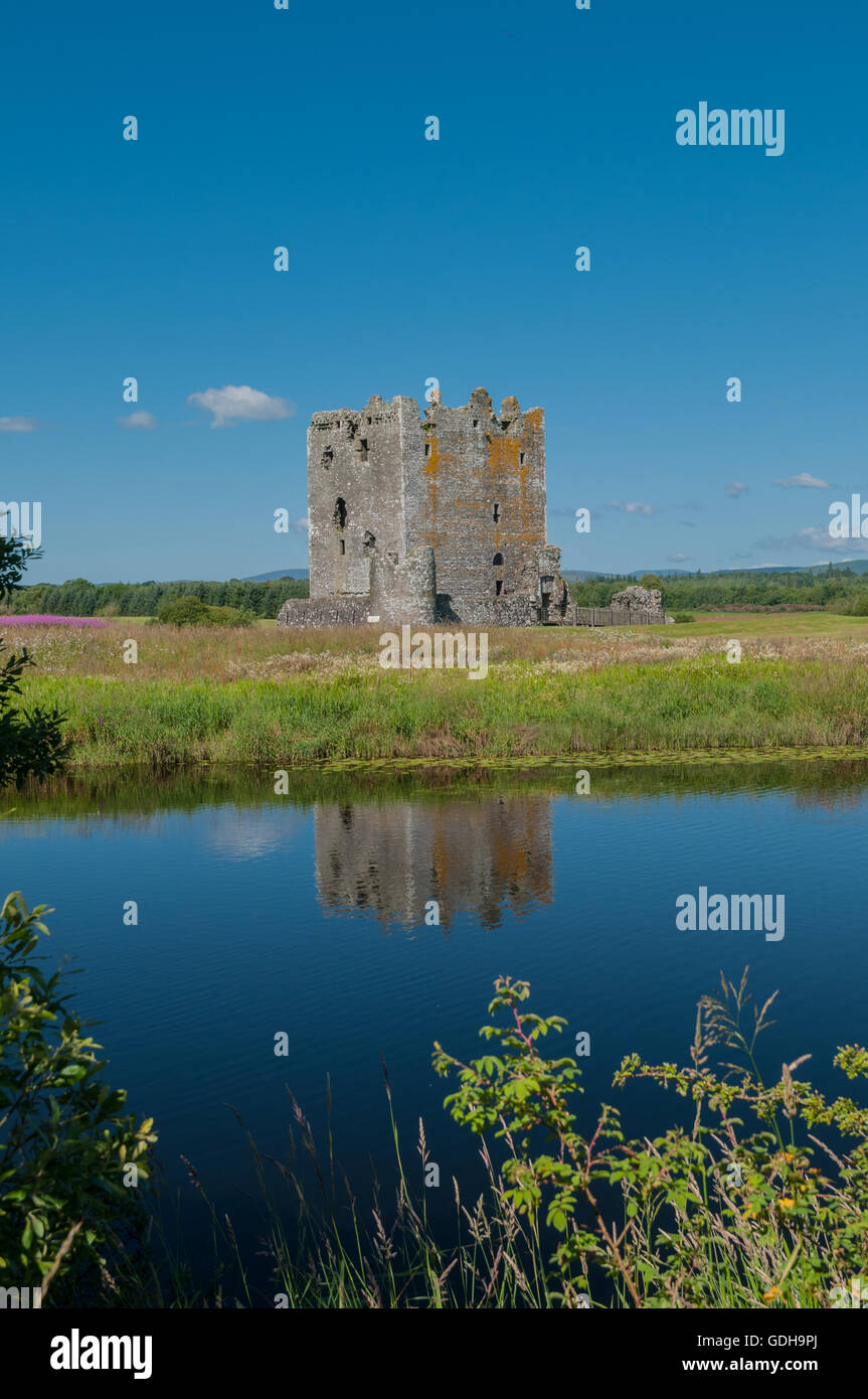 Threave Castle , a a massive 14th century tower built by Archibald the ...