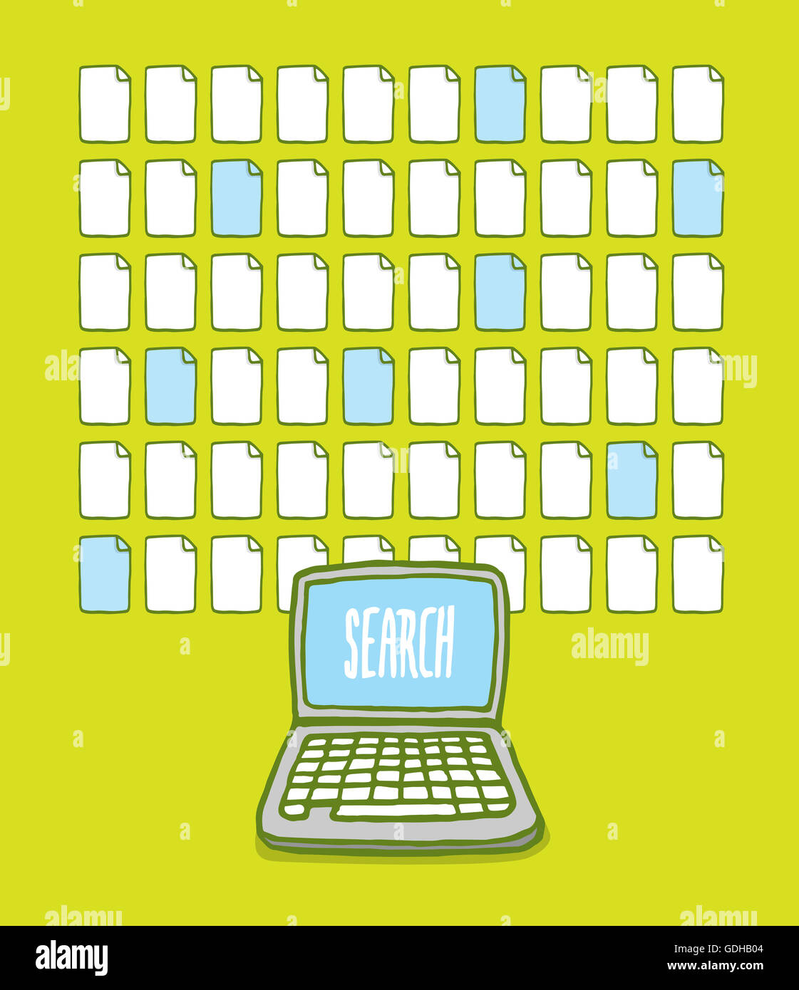 Cartoon laptop hi-res stock photography and images - Alamy