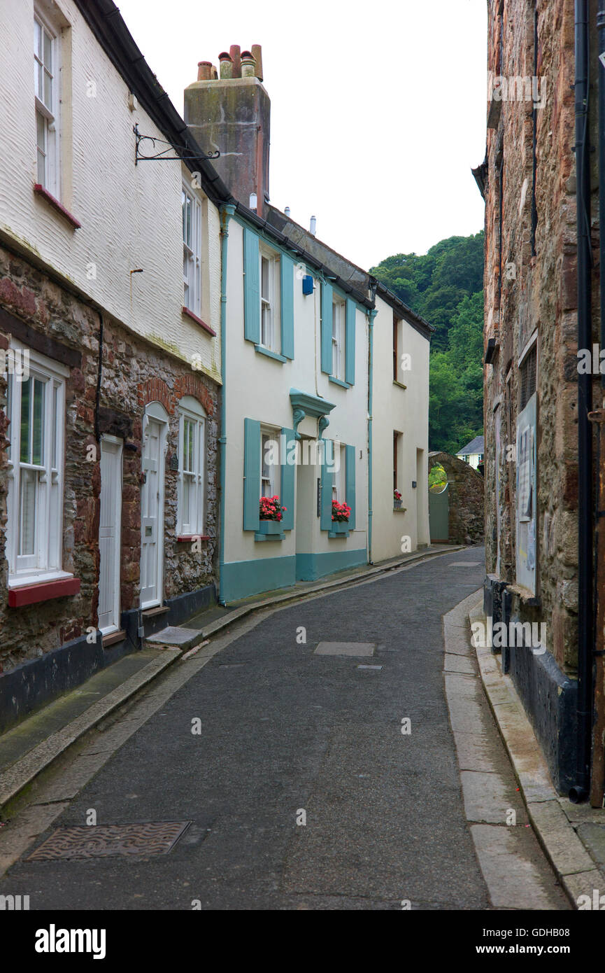 Village street, Kingsand and Cawsand, Cornwall, UK Stock Photo - Alamy