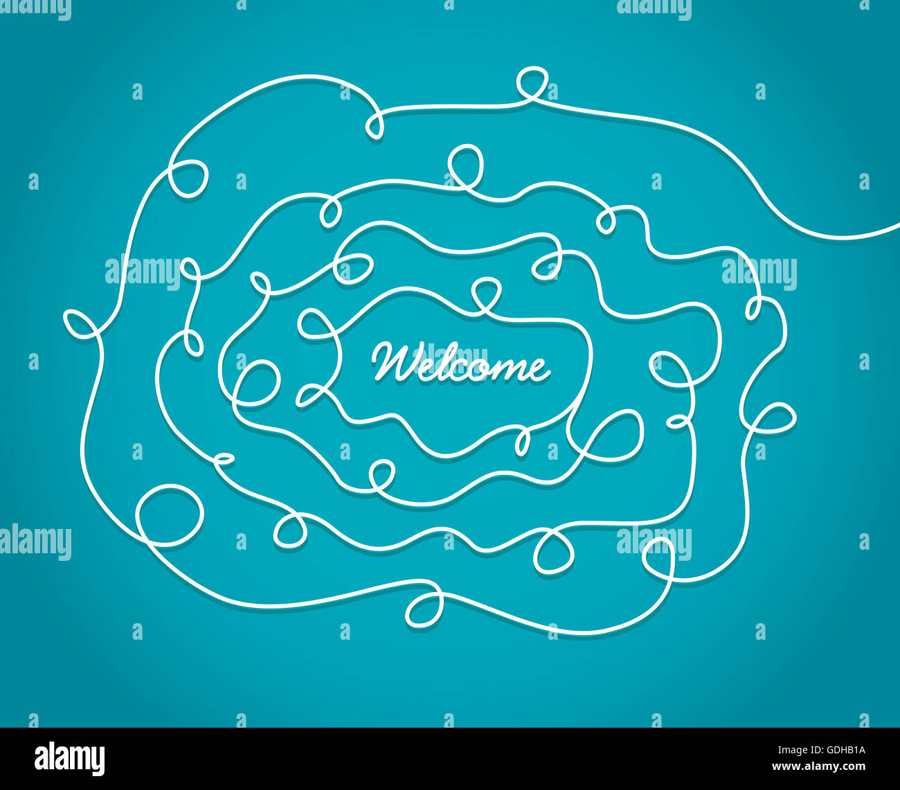 Welcome sign handwritten curvy texture hi-res stock photography and ...