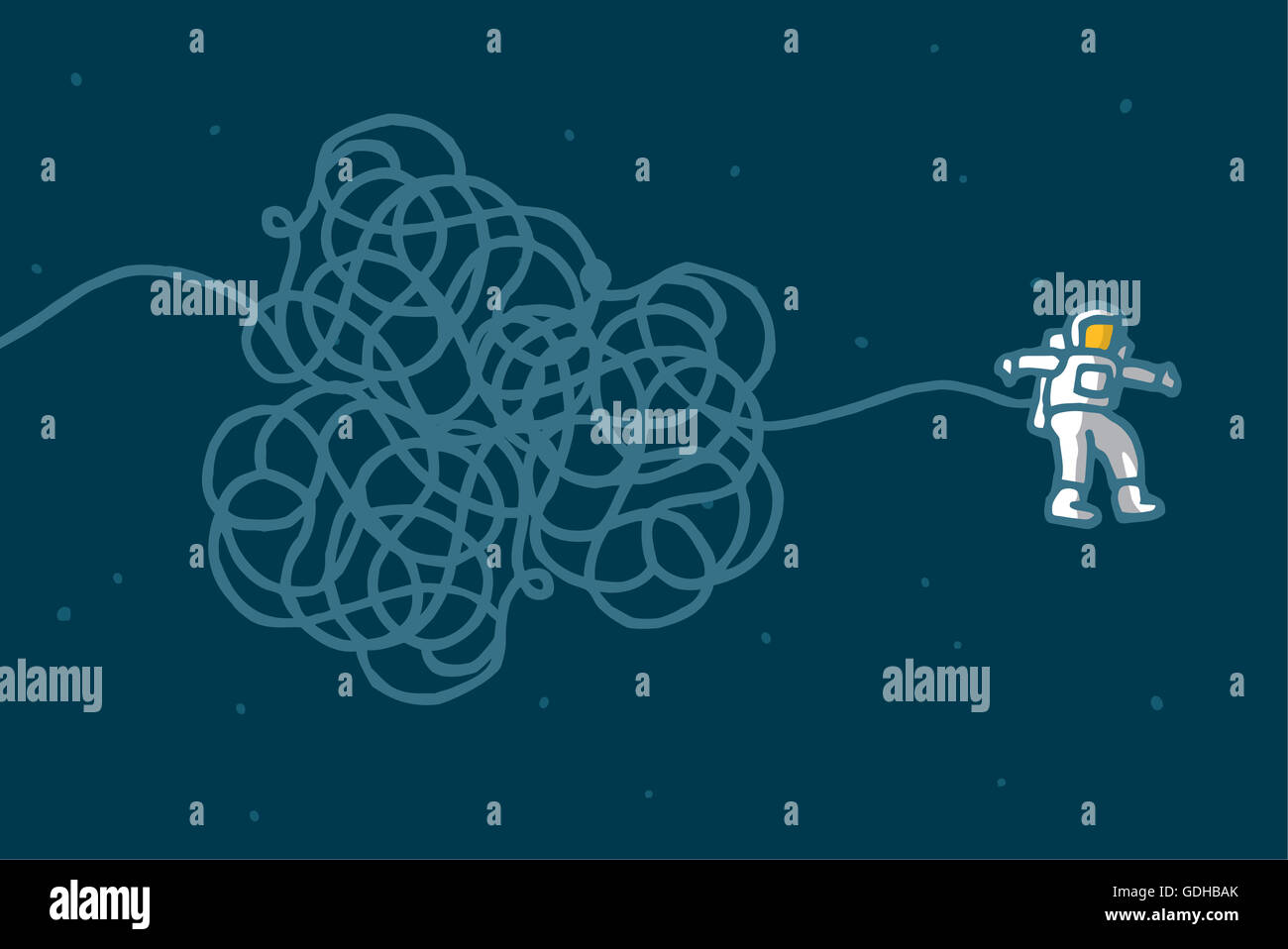 Astronaut floating in space hi-res stock photography and images - Alamy