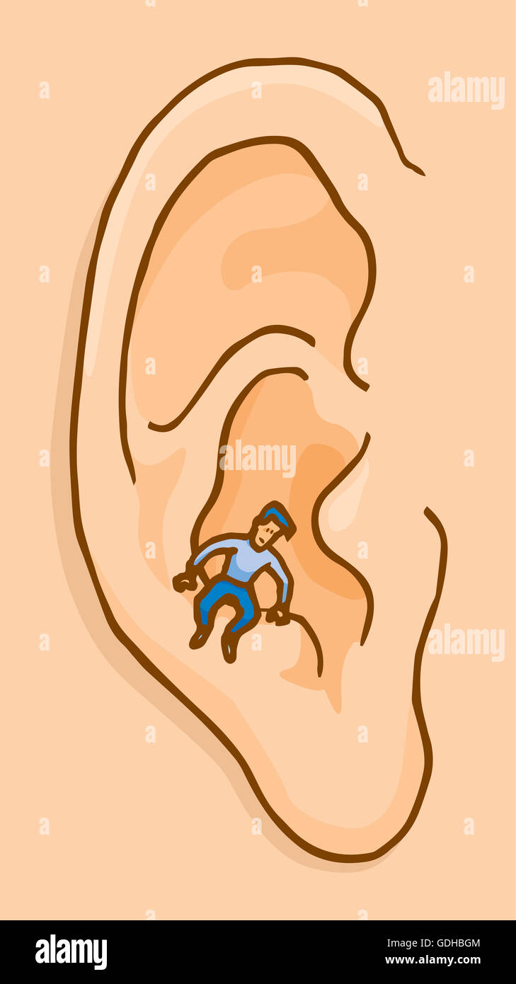 Cartoon ear hi-res stock photography and images - Alamy