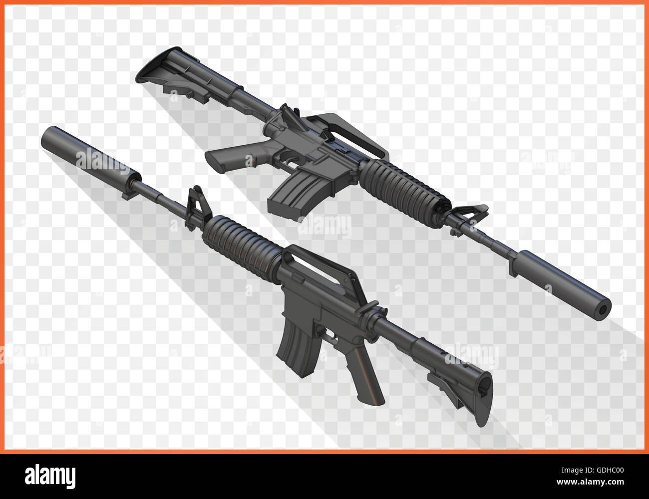 M4a1 Stock Vector Images - Alamy