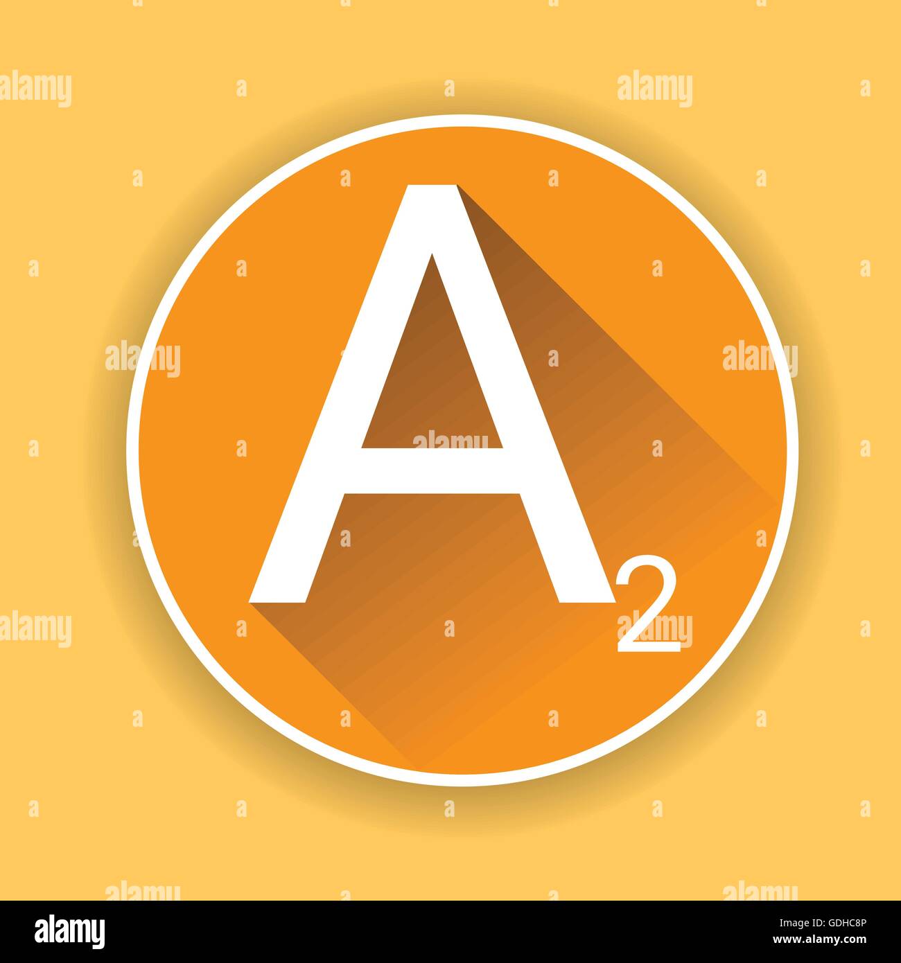 Vitamin A2 Nutrition Chemistry Element Stock Vector Image & Art - Alamy