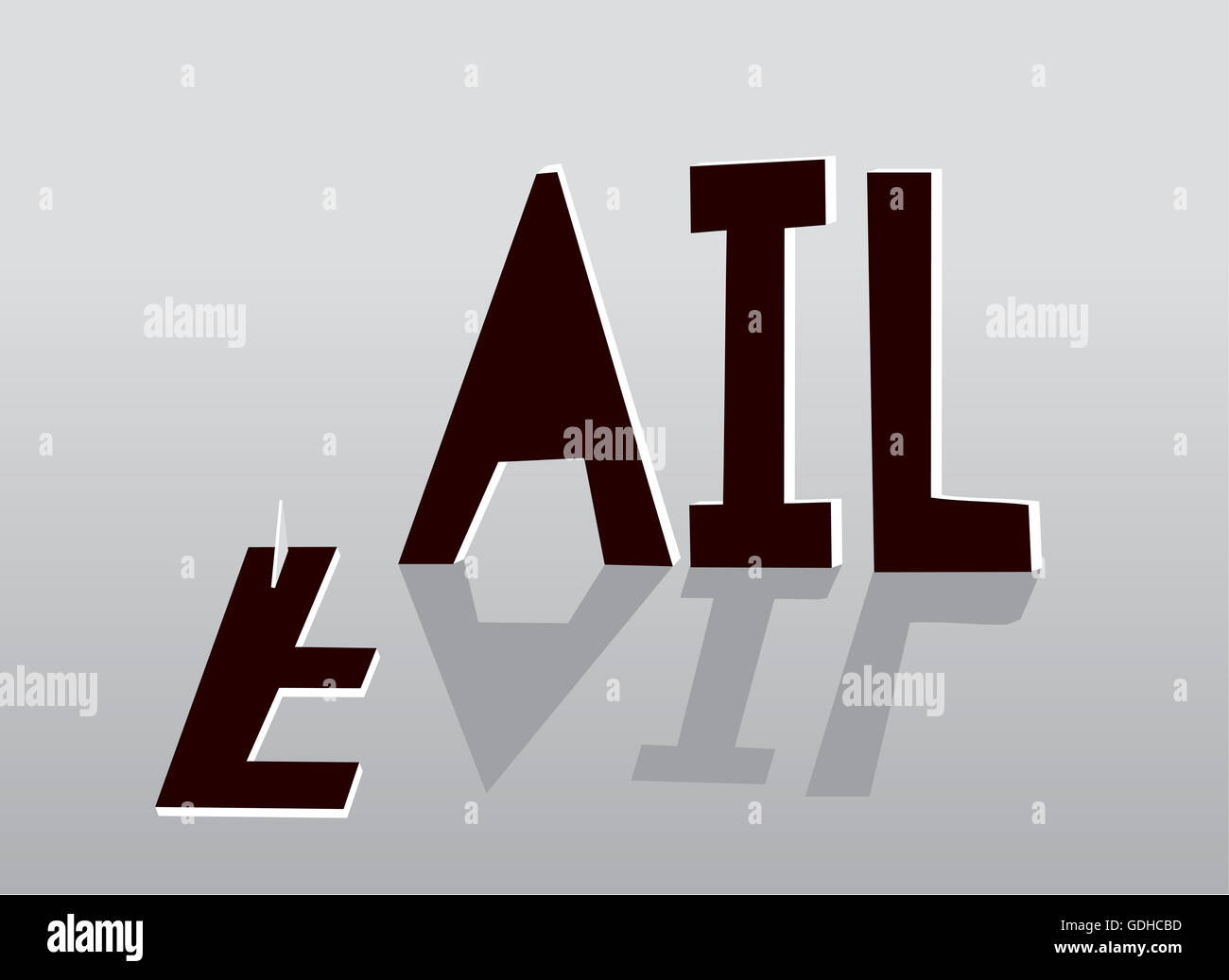 Fail word hi-res stock photography and images - Alamy