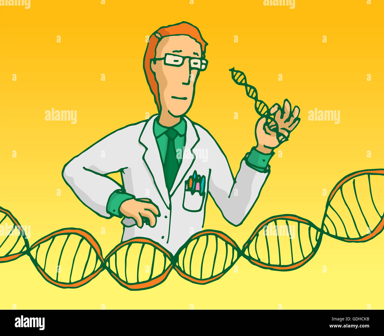 Dna Sequencing Cartoon