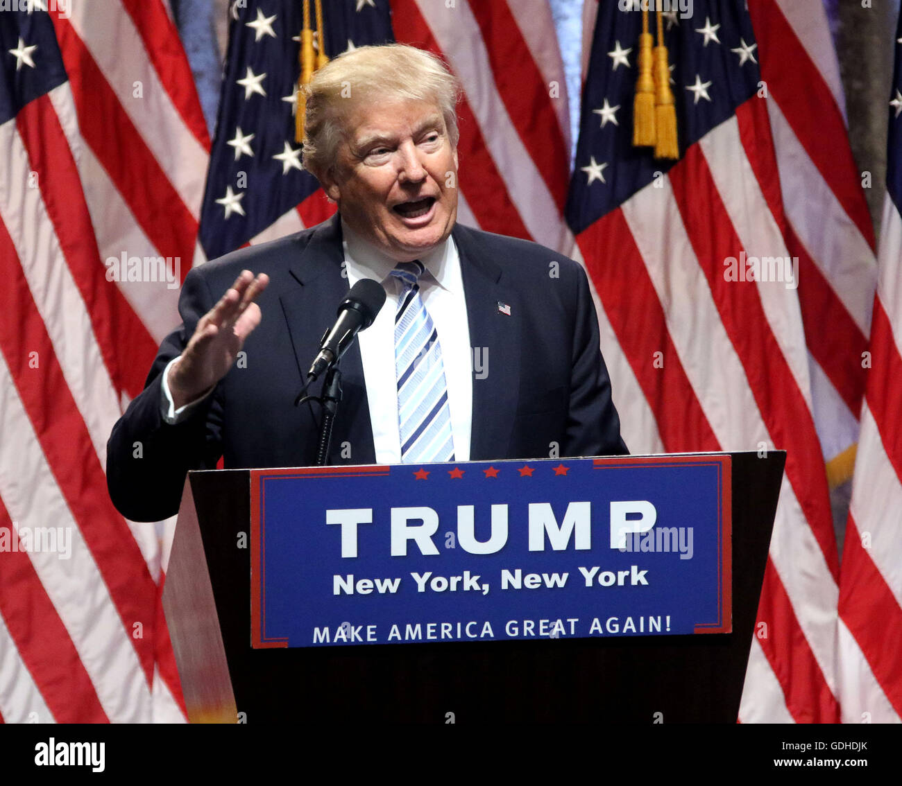 New York, New York, USA. 16th July, 2016. 2016 Presumptive Republican ...