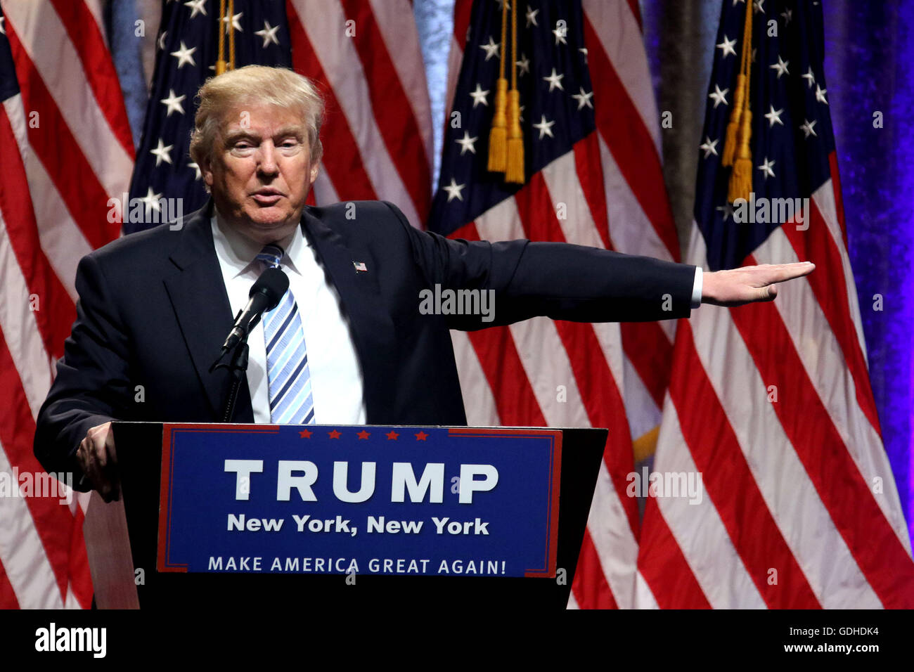 New York, New York, USA. 16th July, 2016. 2016 Presumptive Republican ...