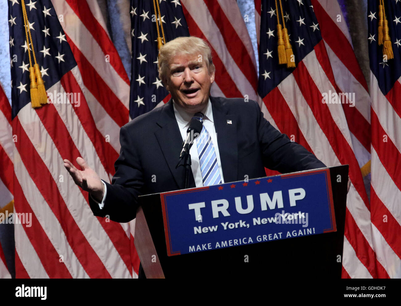New York, New York, USA. 16th July, 2016. 2016 Presumptive Republican ...
