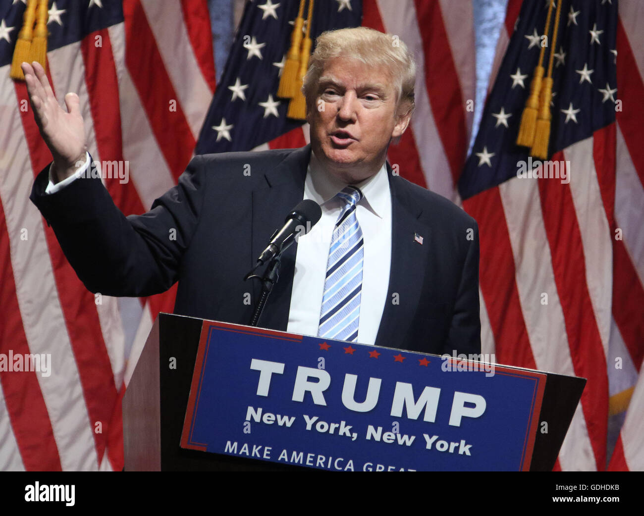 New York, New York, USA. 16th July, 2016. 2016 Presumptive Republican ...