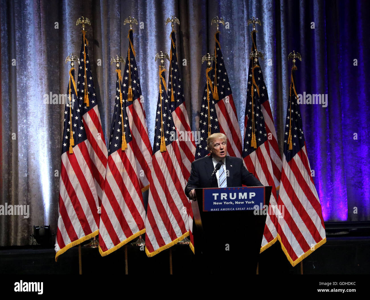 New York, New York, USA. 16th July, 2016. 2016 Presumptive Republican ...
