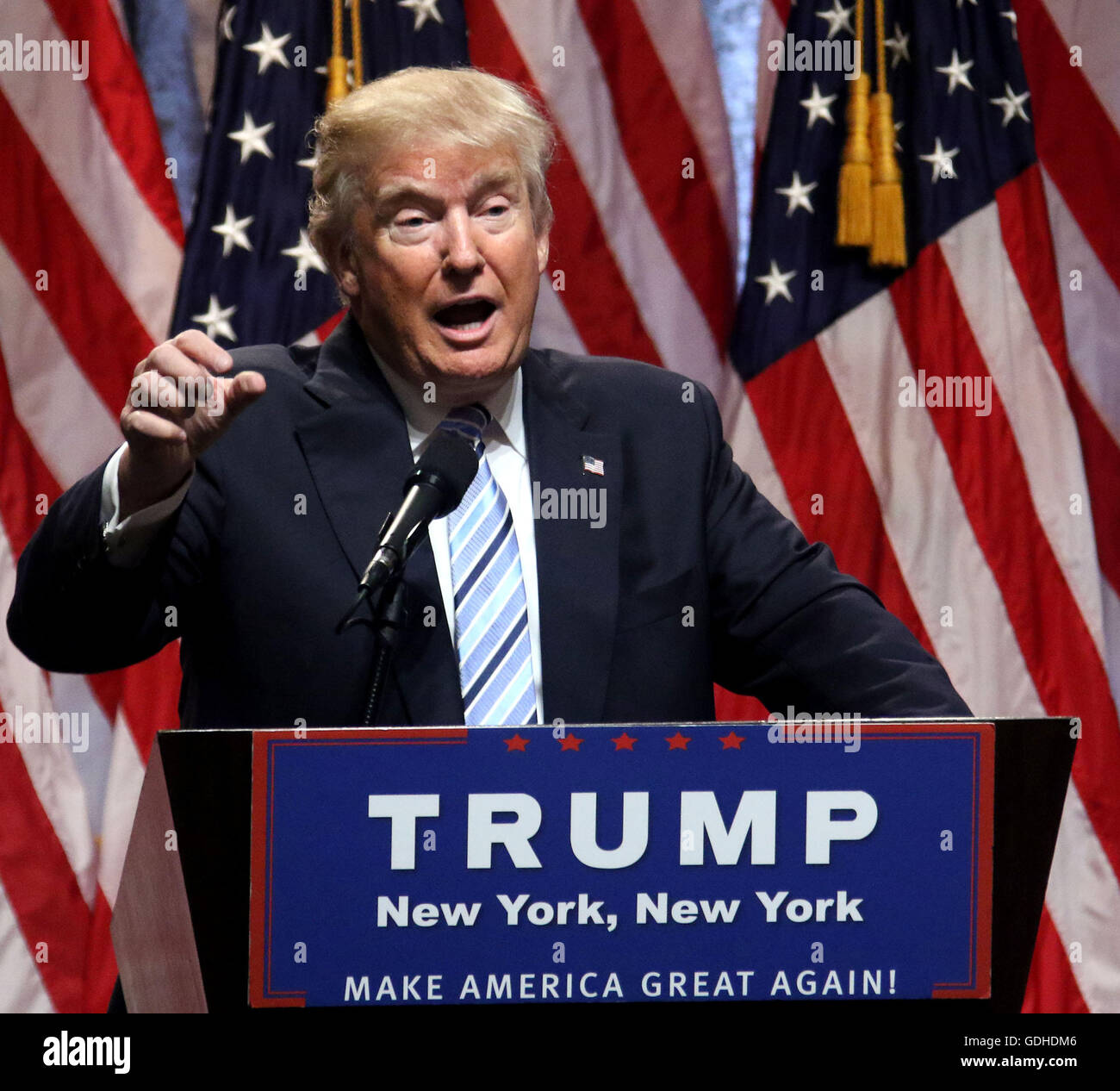 New York, New York, USA. 16th July, 2016. 2016 Presumptive Republican ...