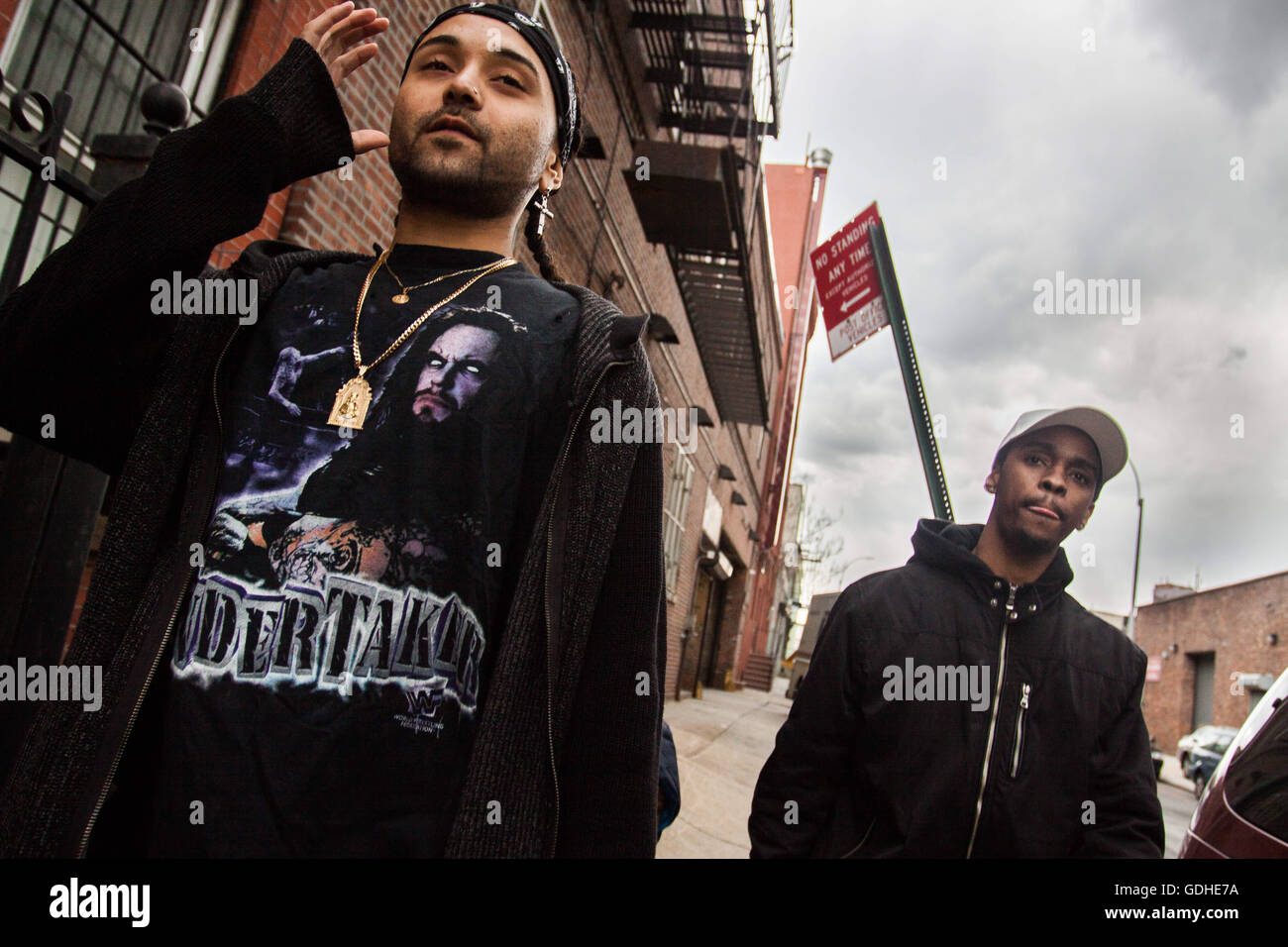 New York, New York, USA. 18th Mar, 2016. Bambino Haze is walking around ...