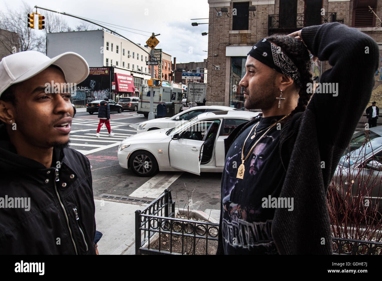 New York, New York, USA. 21st Mar, 2016. Bambino Haze with his music ...