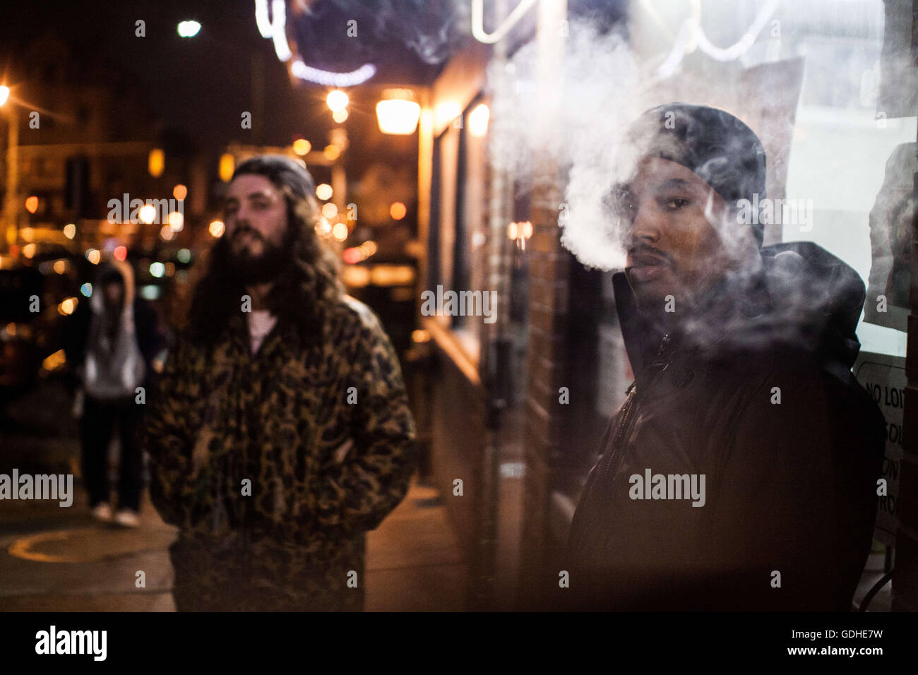 Baltimore, Maryland, USA. 21st Mar, 2016. Smoking time. Baltimore. This ...