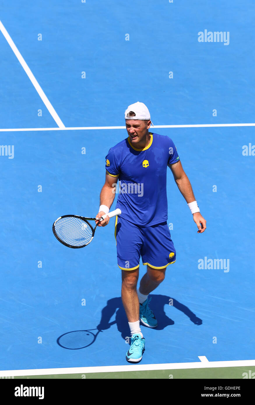 Kyiv, Ukraine. 15th July, 2016. Portrait of Illya MARCHENKO of Ukraine ...