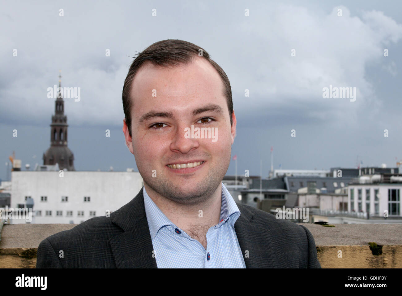 Oslo, Norway. 12th July, 2016. Utoya survivor Sindre Lyso in Oslo ...