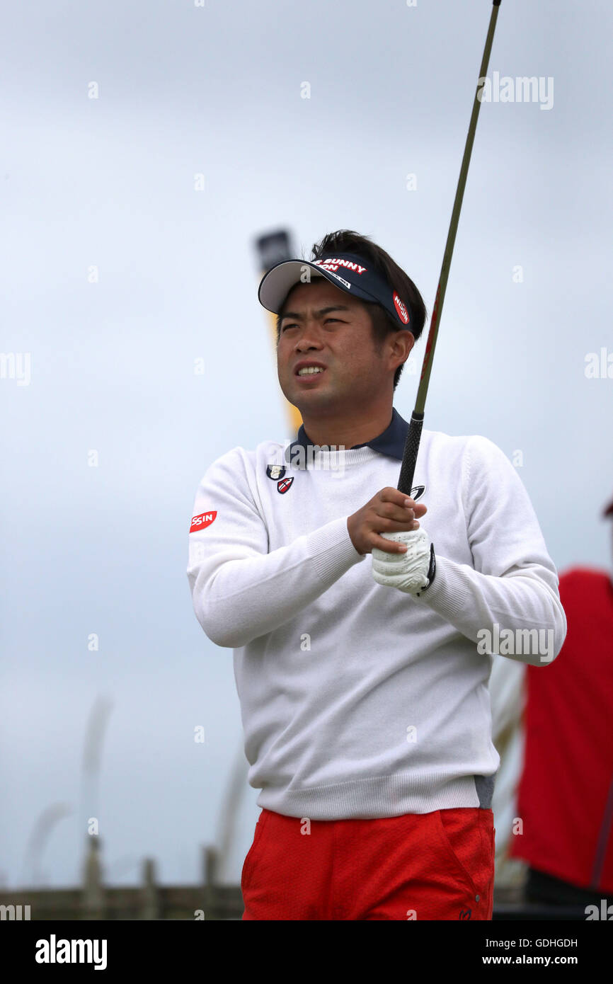 South Ayrshire, Scotland. 16th July, 2016. Yuta Ikeda (JPN) Golf : Yuta ...
