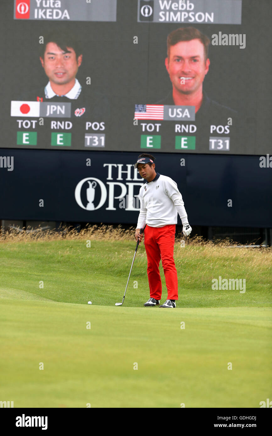 South Ayrshire, Scotland. 16th July, 2016. Yuta Ikeda (JPN) Golf : Yuta ...