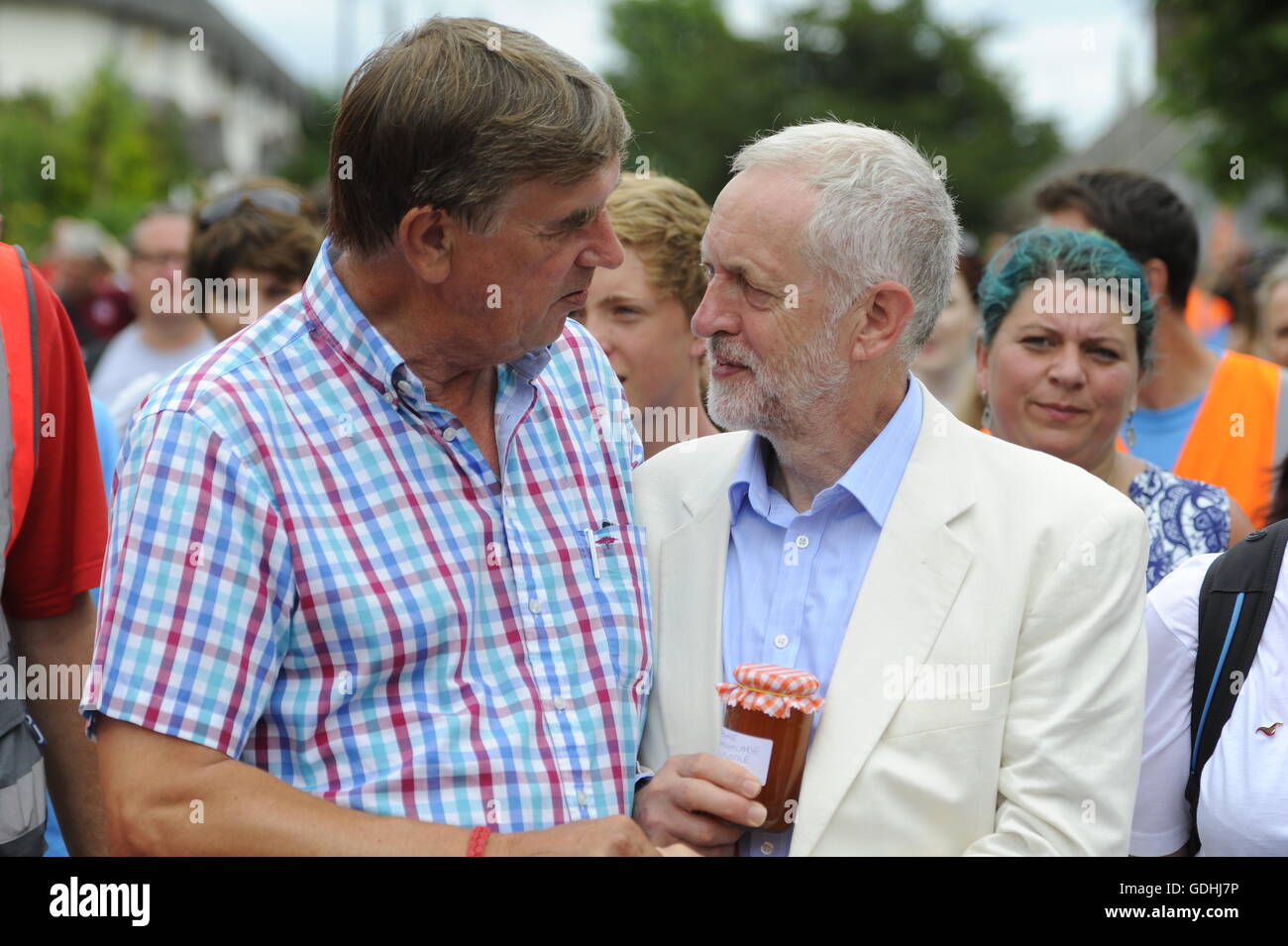 Tolpuddle Martyrs Rally, Dorset, UK. 17th July 2016. Labour leader ...