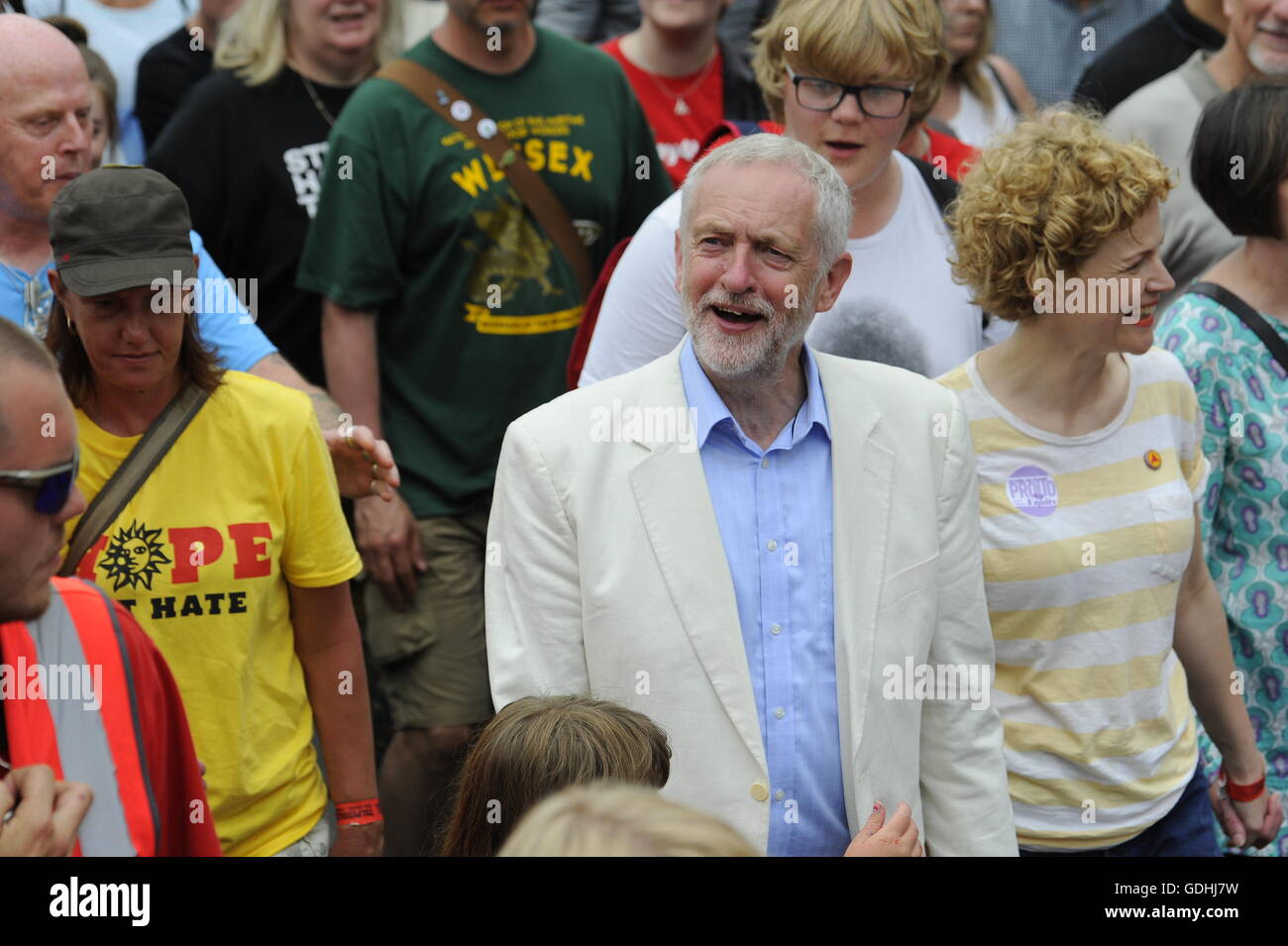 Tolpuddle Martyrs Rally, Dorset, UK. 17th July 2016. Labour leader ...