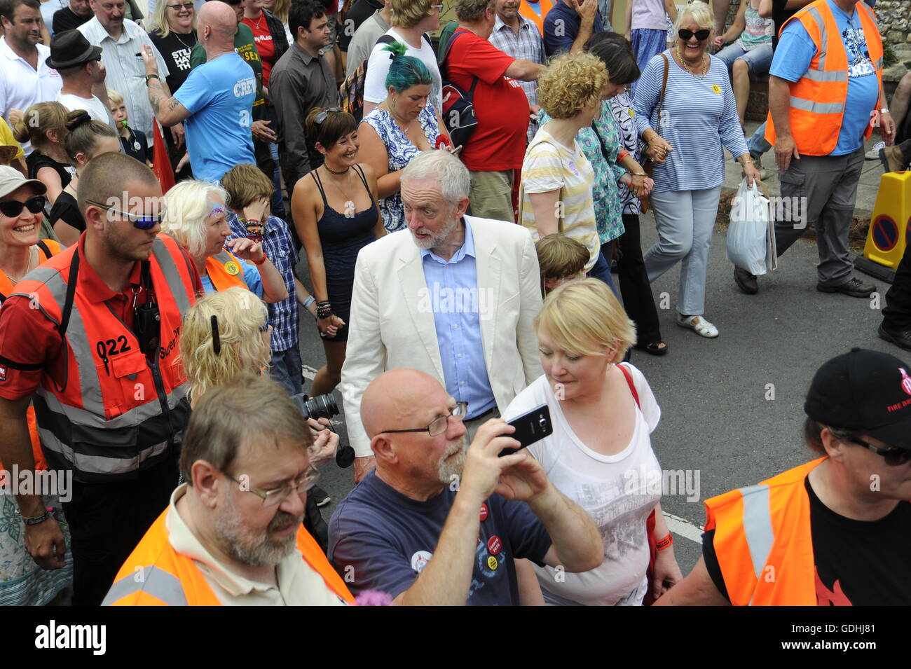Tolpuddle Martyrs Rally, Dorset, UK. 17th July 2016. Labour leader ...