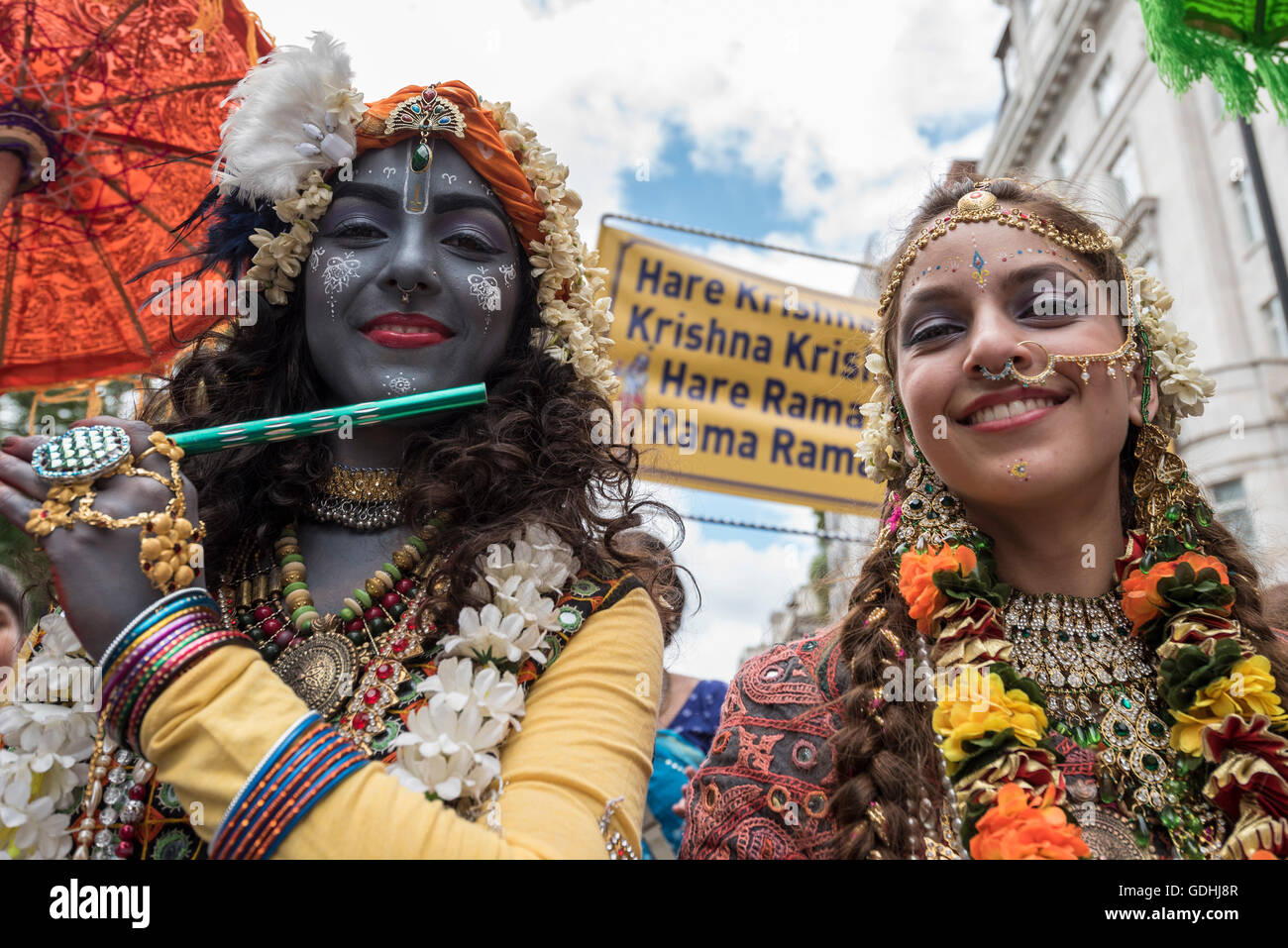 Lord krishna and girls hi-res stock photography and images - Alamy
