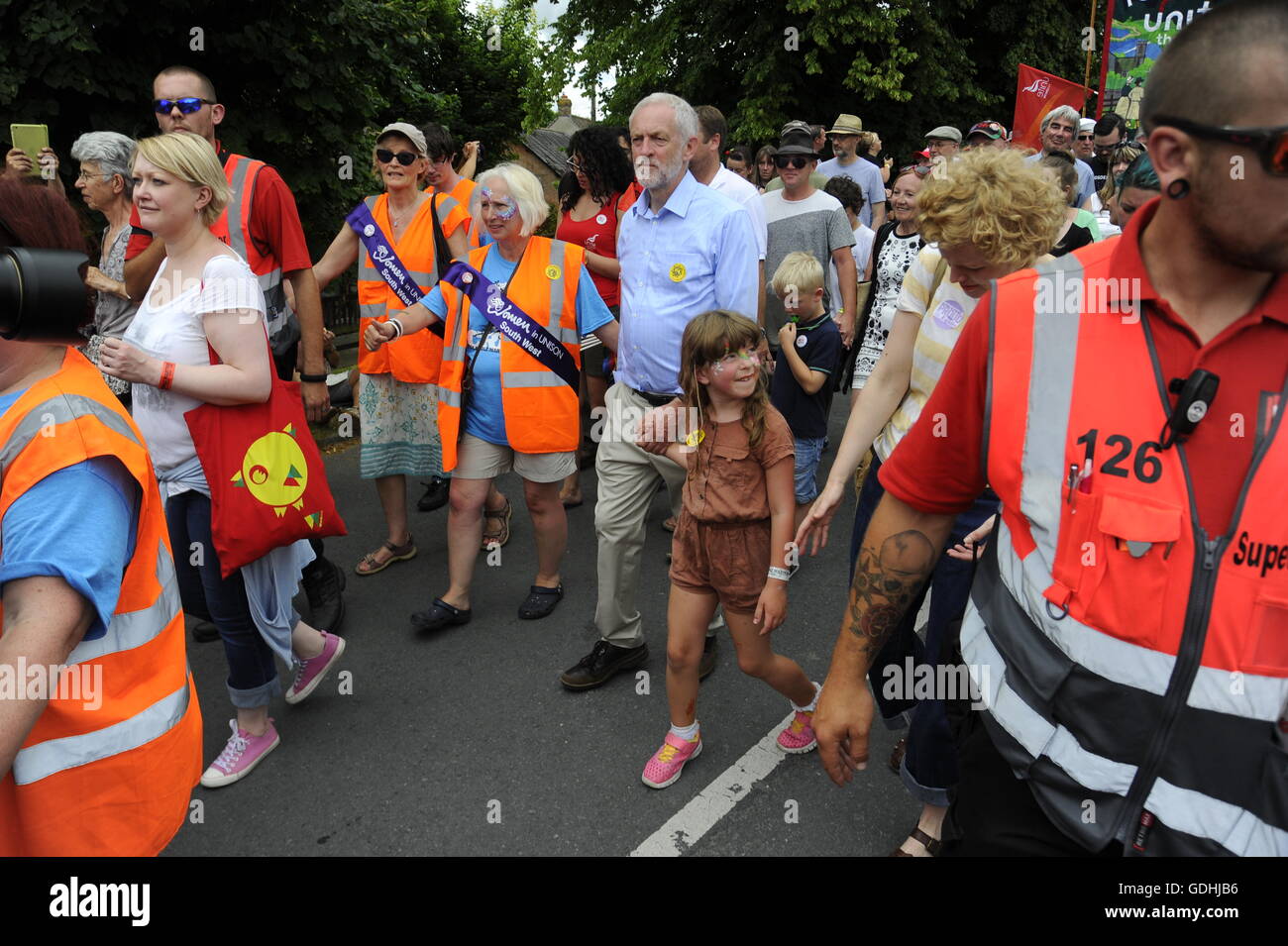 Tolpuddle Martyrs Rally, Dorset, UK. 17th July 2016. Labour leader ...