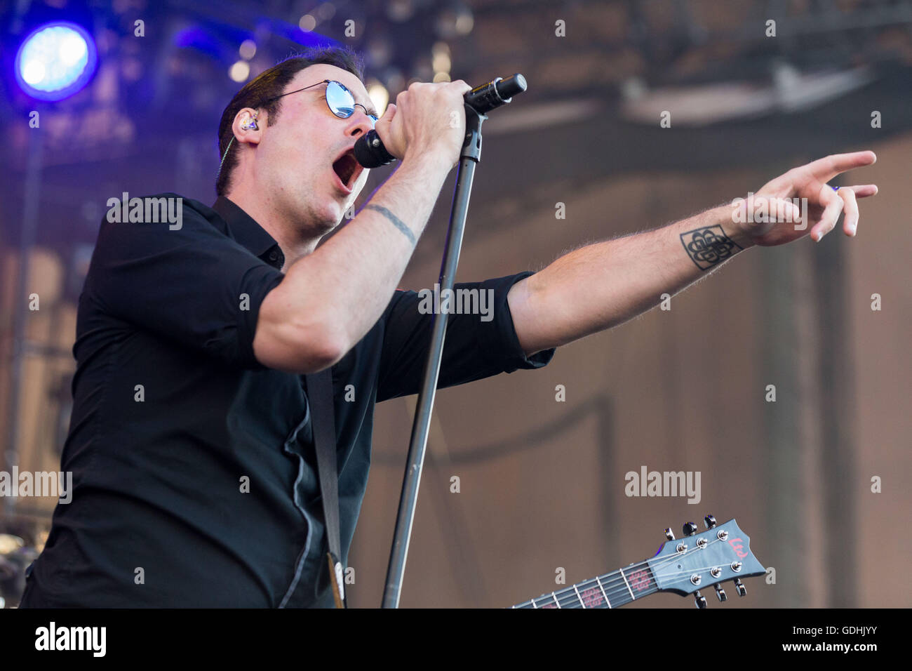 Chicago, Illinois, USA. 16th July, 2016. Musician BENJAMIN BURNLEY of ...