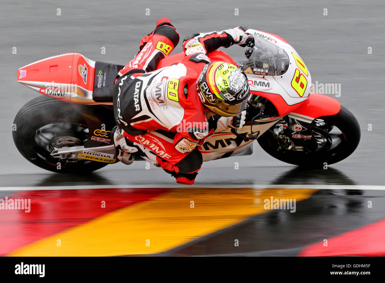 The Spanish Moto2 rider and third-placing Julian Simon from QMMF Racing ...