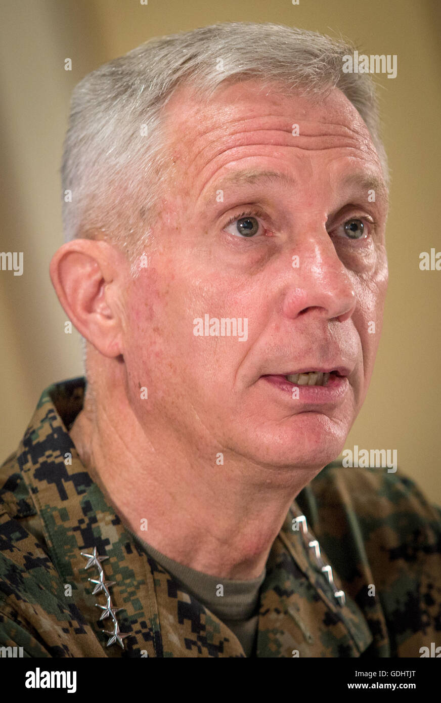 Stuttgart, Germany. 18th July, 2016. The new commander-in-chief of the ...