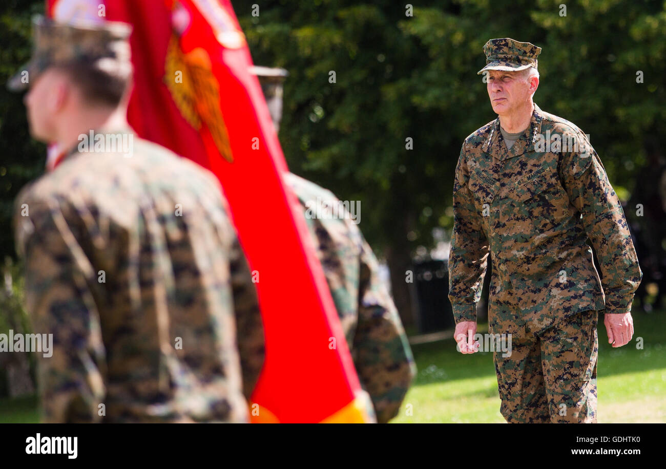 Stuttgart, Germany. 18th July, 2016. The new commander-in-chief of the ...
