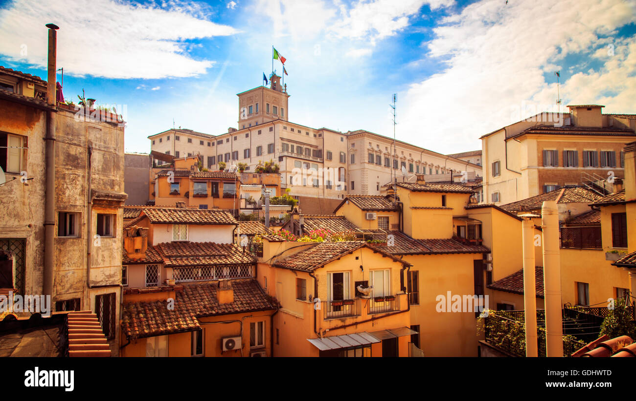 The house of the Italian President in Rome Stock Photo - Alamy