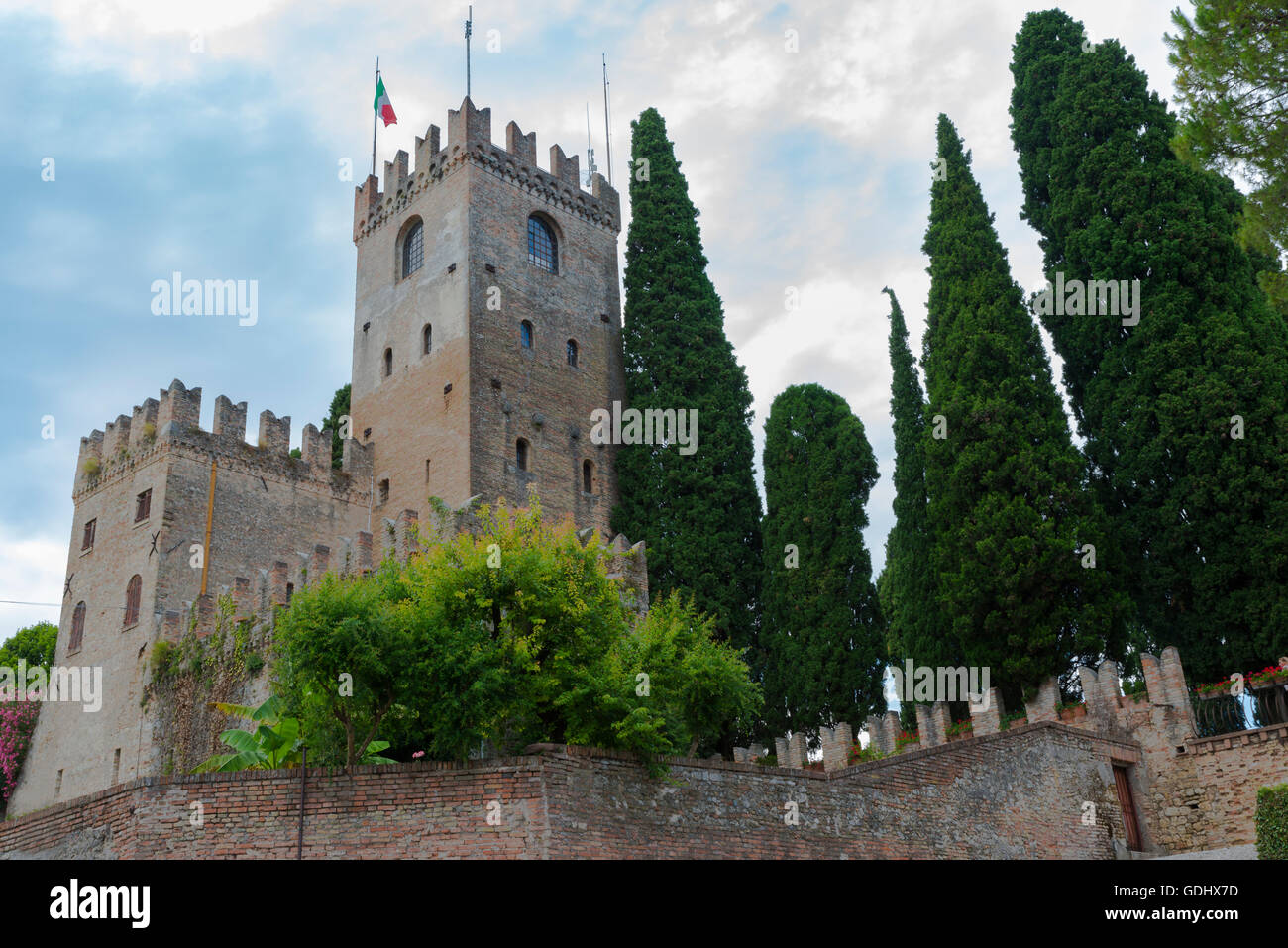 ancient castle of Conegliano Veneto Stock Photo - Alamy