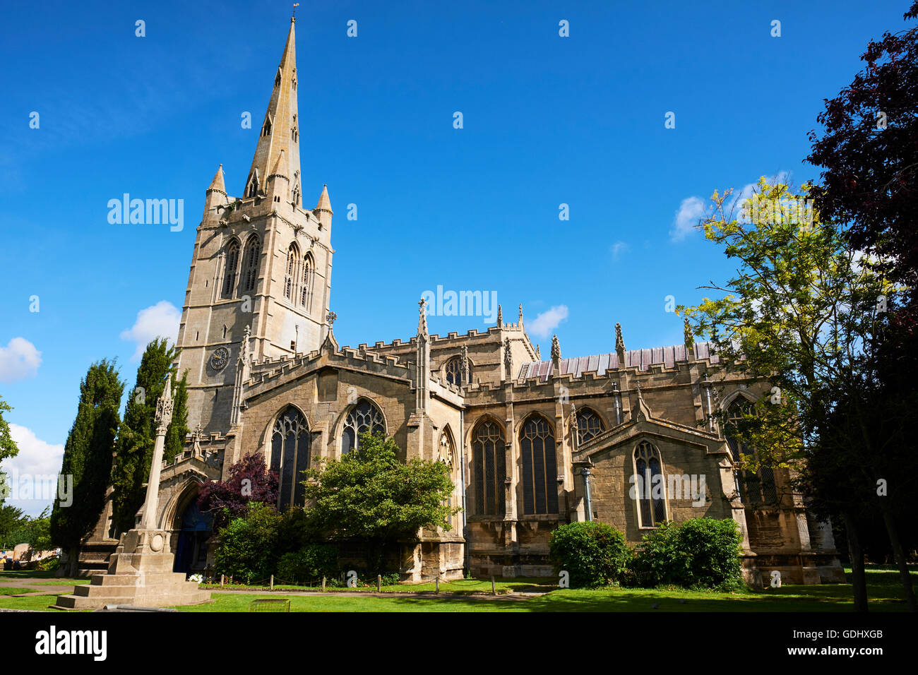 All Saints Parish Church Oakham Rutland East Midlands UK Stock Photo ...